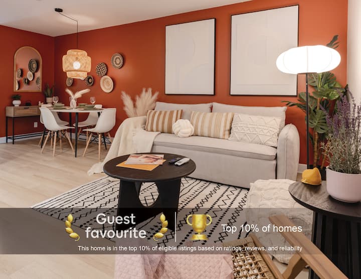 Chic Boho Suite Near Downtown | Ac & Free Parking! - Longueuil