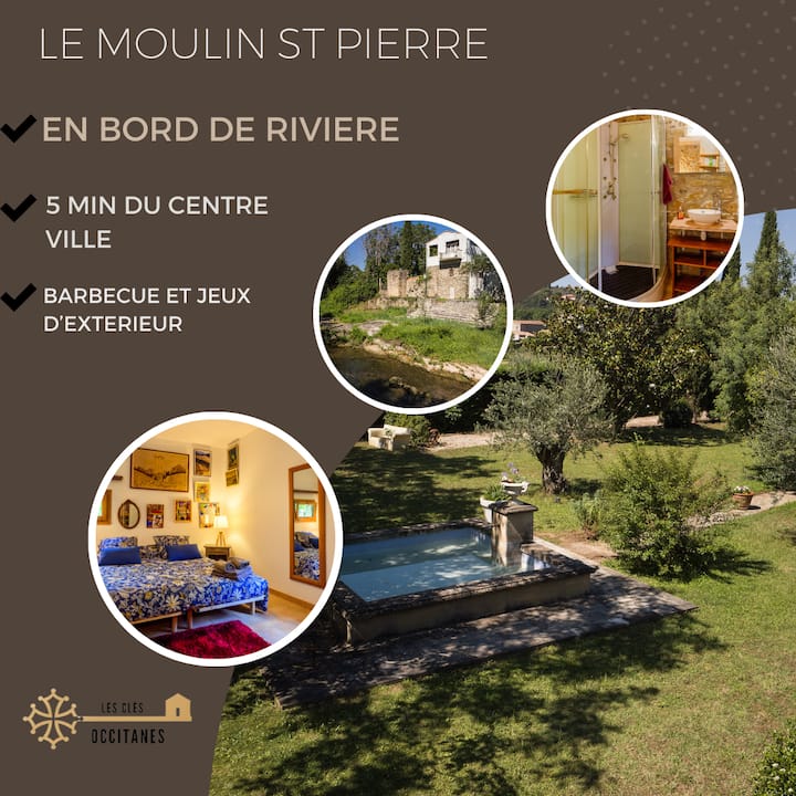 Moulin St Pierre Bord De Rivière - Limoux