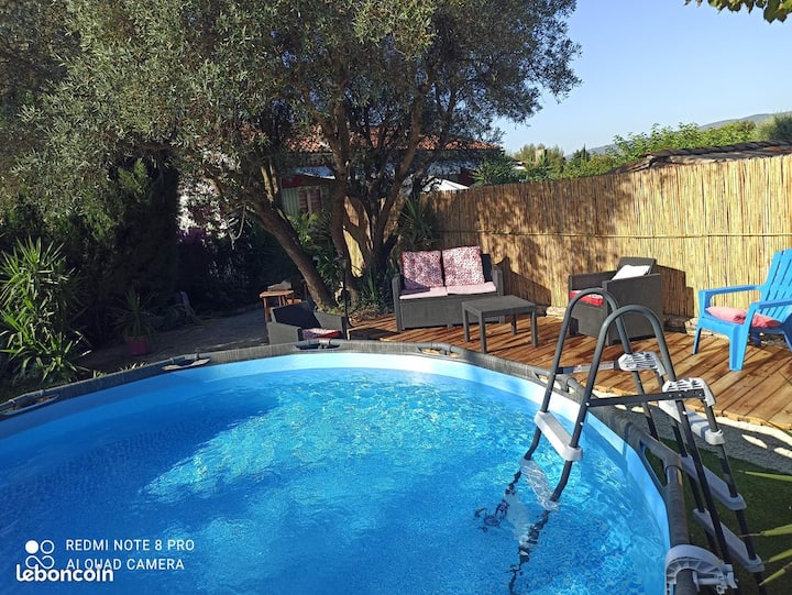 Charmante Maison Piscine Et Mer - Cassis
