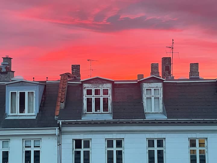 Nyrenoveret Taglejlighed Ved Søerne! - Copenhague
