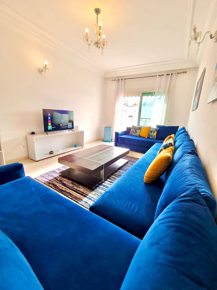 2 Br, Ensoleillé, Terrasse - Au Centre De L’adgal - Rabat