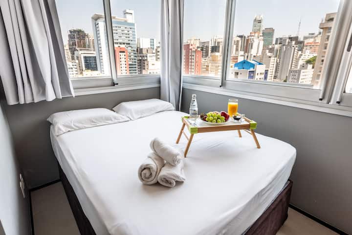 Studio Ao Lado Do Shopping Frei Caneca - São Paulo