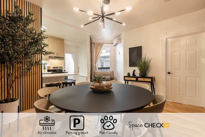Zena Habitat V | Parking | Ac & Bureau | Wifi | Tv - Québec