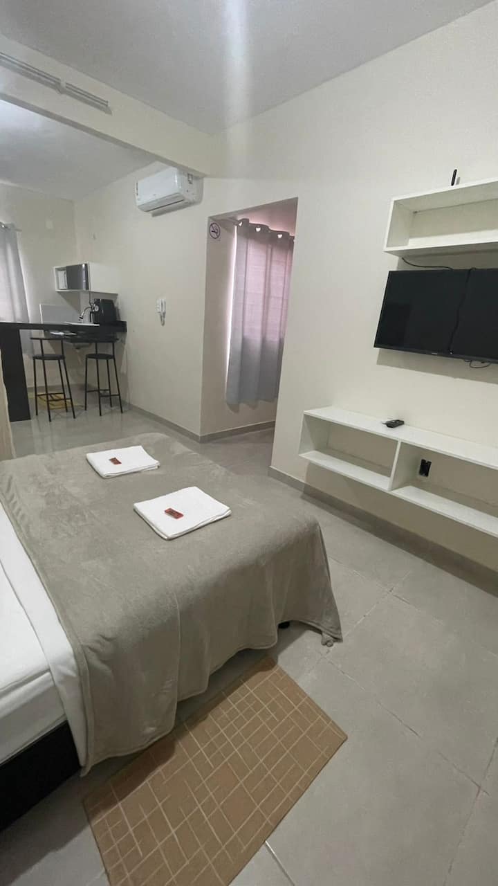 Apto Kitnet Privado Com Ar Condicionado - Serra