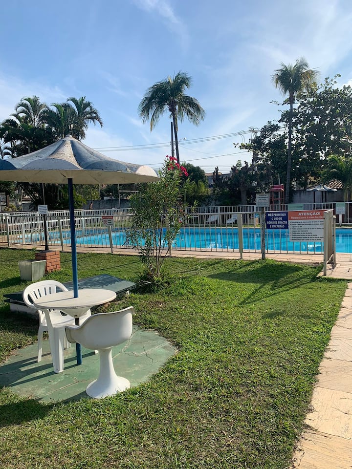 Flat Com Piscina Wi-fi Churrasqueira E Kit Praia - Cabo Frio