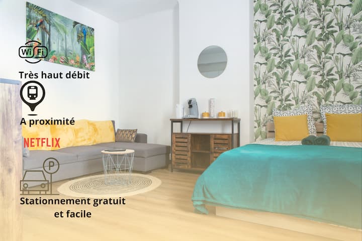 Studio Cosy Proche Centre Ville & Gare Netflix - Lorient