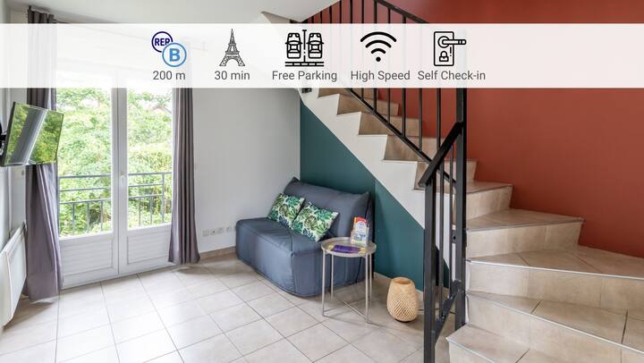 Le Duplex – Gare Rer– Parking - Les Ulis