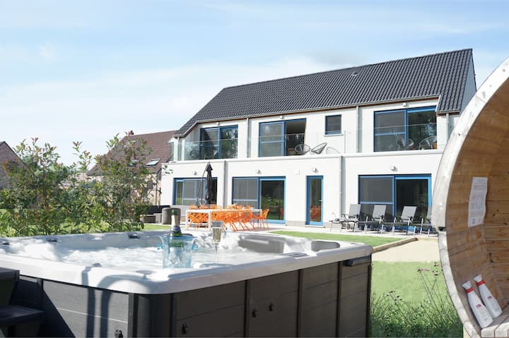 Villa Luxe 8 Pers. Avec Jacuzzi Et Sauna - Lessines