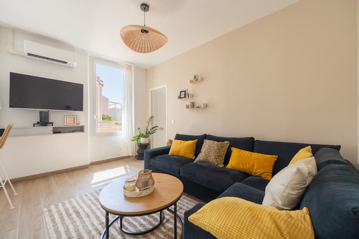 Appartement Corneille - à 5 Min Plage Renécros - Bandol