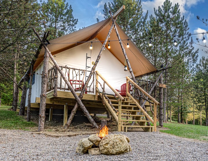 Bent Pine - Glamping Tent For 4 - Ohio
