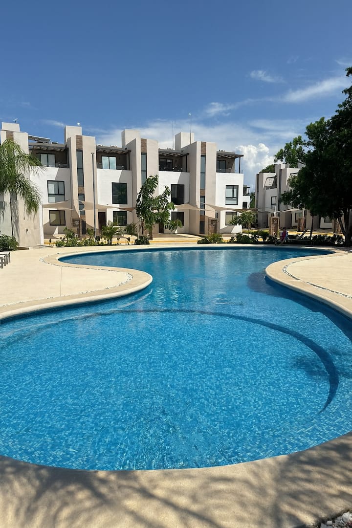 Modern 3br Townhome W/ Pool – Playa & Xcaret - Riviera Maya