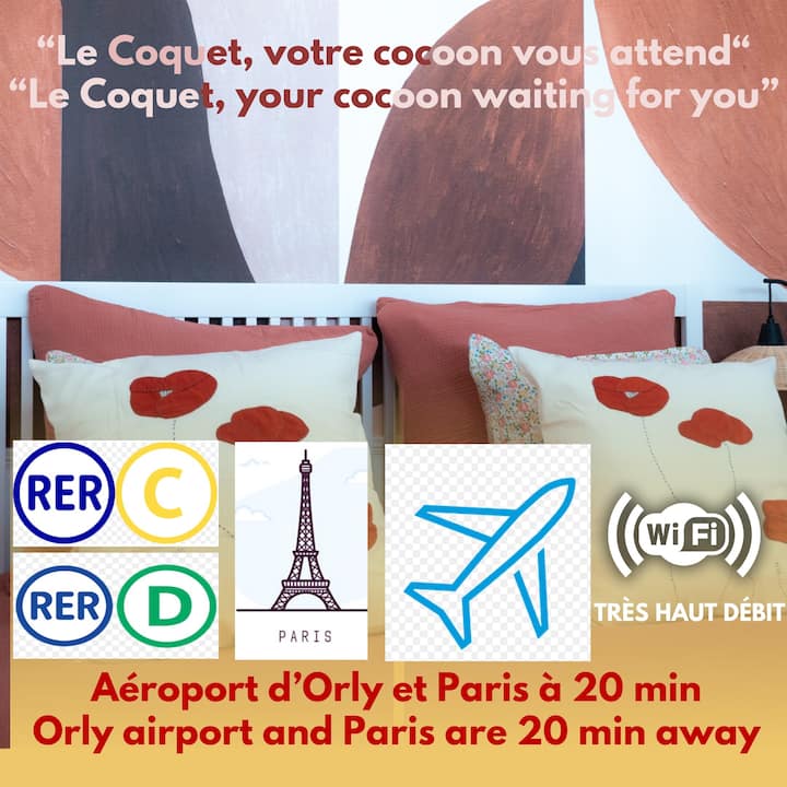 Le Coquet à 20min De Paris Et De L'aéroport D'orly - Juvisy-sur-Orge