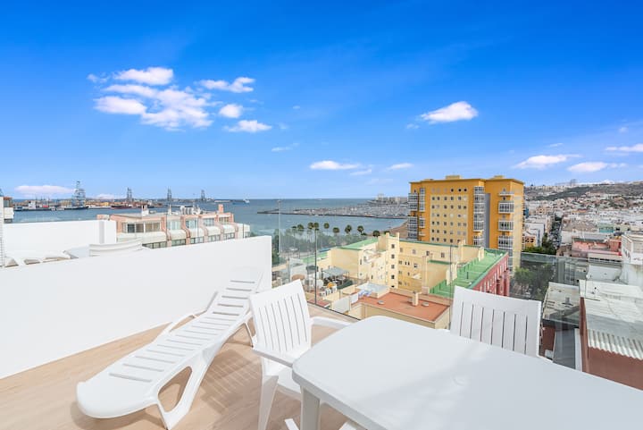 Home2book Design Attic City&beach Views Las Palmas - 拉斯帕爾馬斯