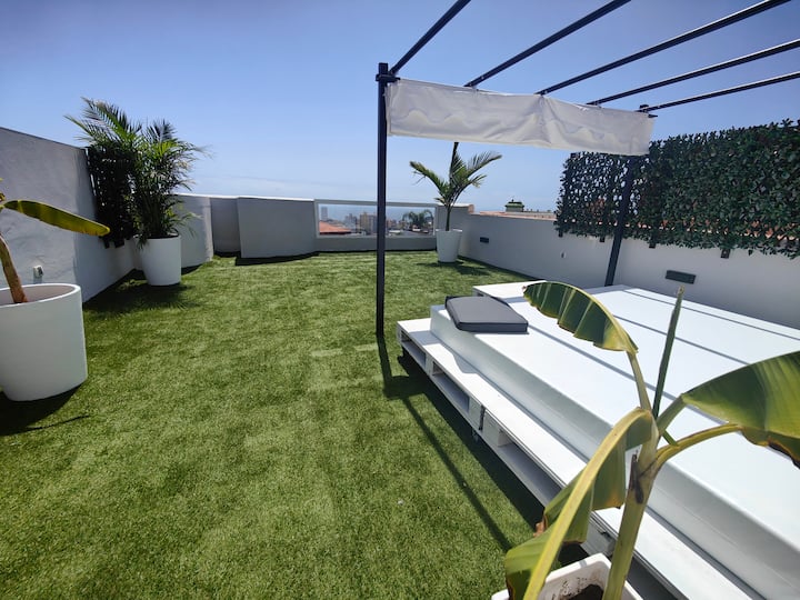 Casa 5 De Habitaciones Con Solárium,wifi Y Parking - Tenerife