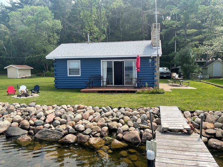 Lake Shamineau Cabin Escape! Fire Pit And Dock - Shamineau Lake, MN