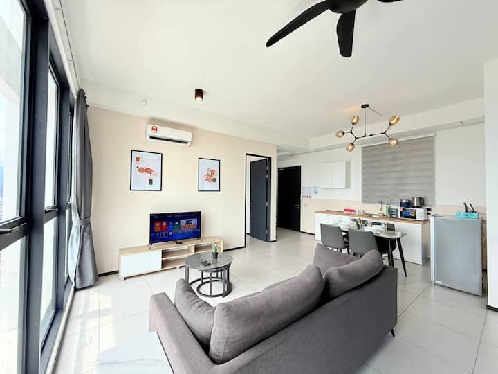 Urban Seaview High Floor 3br, 8 Min To Heritage - Gelugor