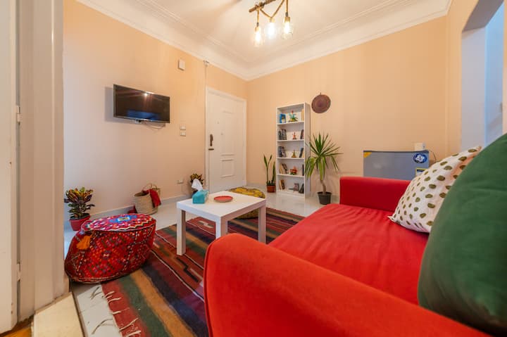 New Charming Quiet Flat With Terrace/downtown - Cairo