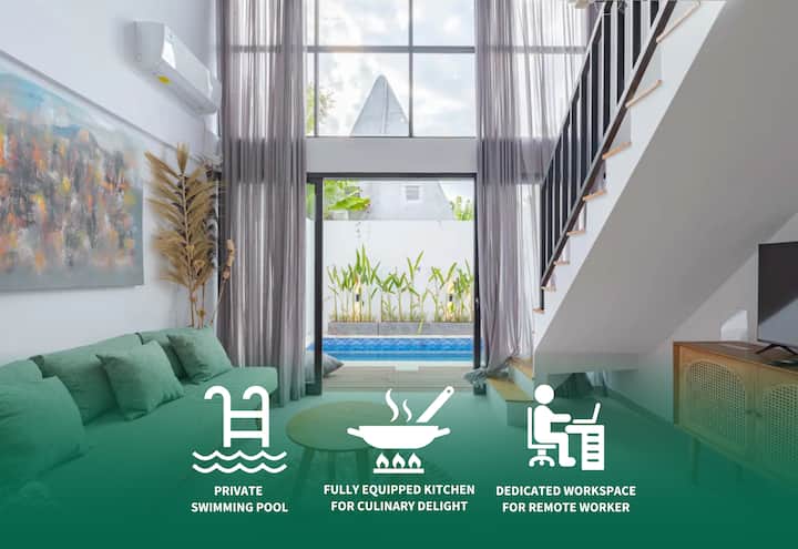 Modern Bright Villa W/ Cozy Private Pool In Mengwi - Canggu