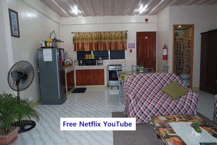 Yoo C Apt With Balcony (Free Netflix Youtube) - Dumaguete