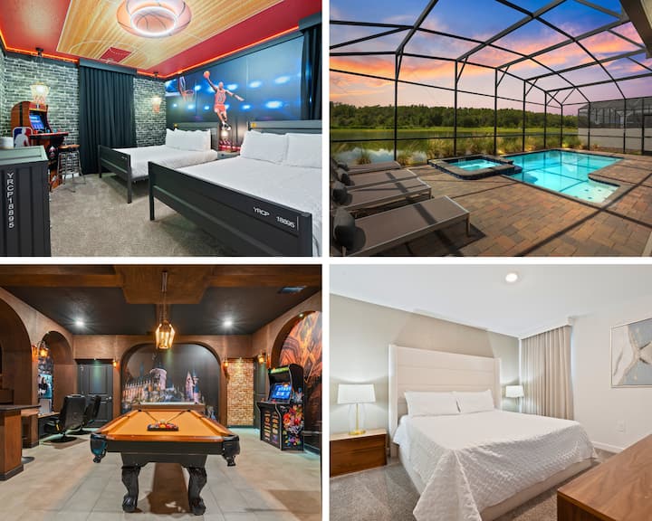 New Home Luxury 8 Bedrooms/5 Baths At Storey Lake - Kissimmee, FL