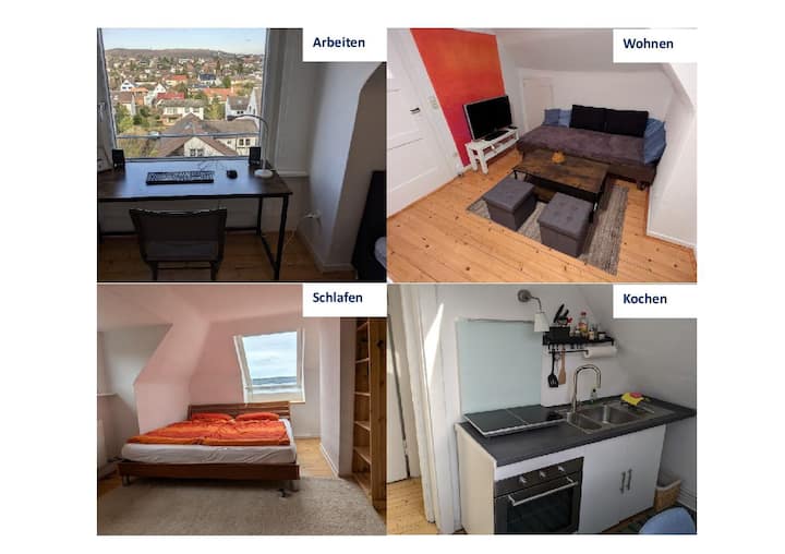 Schöne, Ruhige Dachgeschosswohnung Für 4 Personen - Kassel