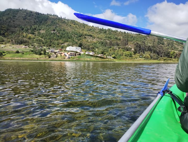 Cabaña 9 Personas + Desayuno + Acceso Lago + Hotel - Tota