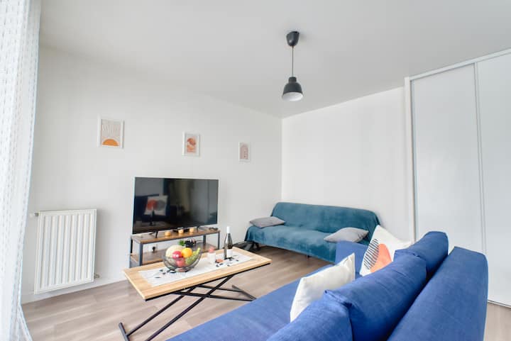 Appartement Chic 2 Minutes Métro - Saint-Ouen