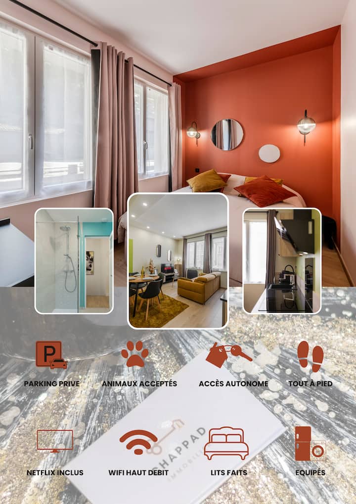 4*,coeur Quartier Historique, Parking Privé Inclus - Le Tréport