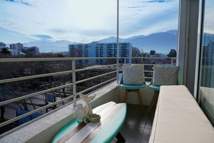 Amplio Depto Con Vista A La Cordillera - Santiago