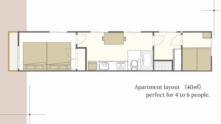 10 Min Namba/good Access /2 Min Sta /2 Bdr/6 Ppl - Japan