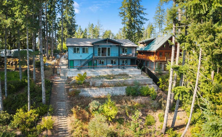 Big Lake House, Covered Decks + Gather Here - Belfair State Park, Belfair