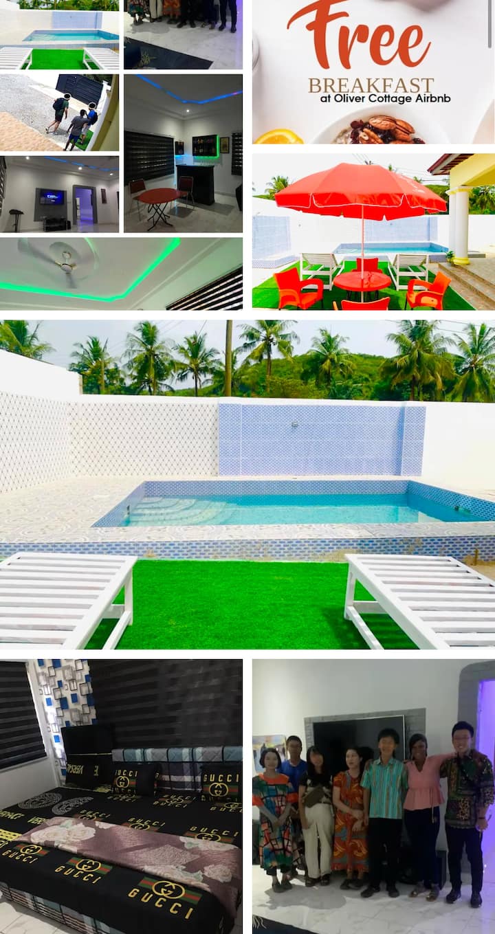 Friendly, En-suite Private Rooms,pool, Food, Wifi - Ghana