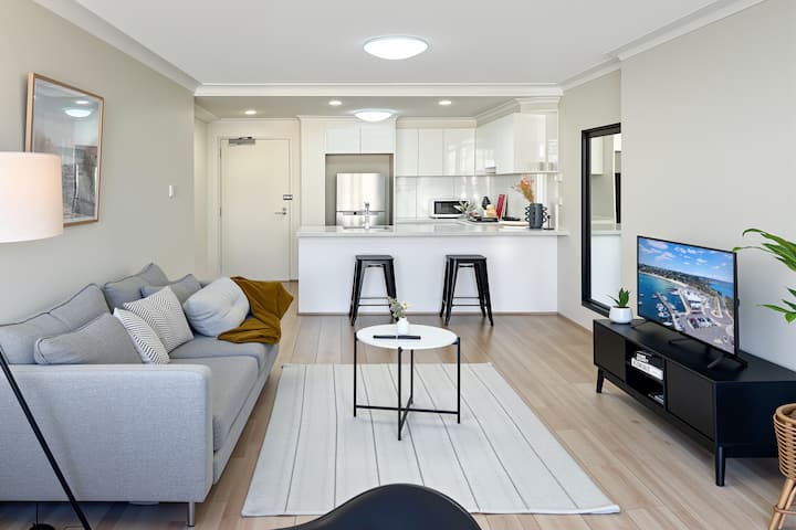 Cosy 2bed Apt @Cbd With Parking - Rosebery