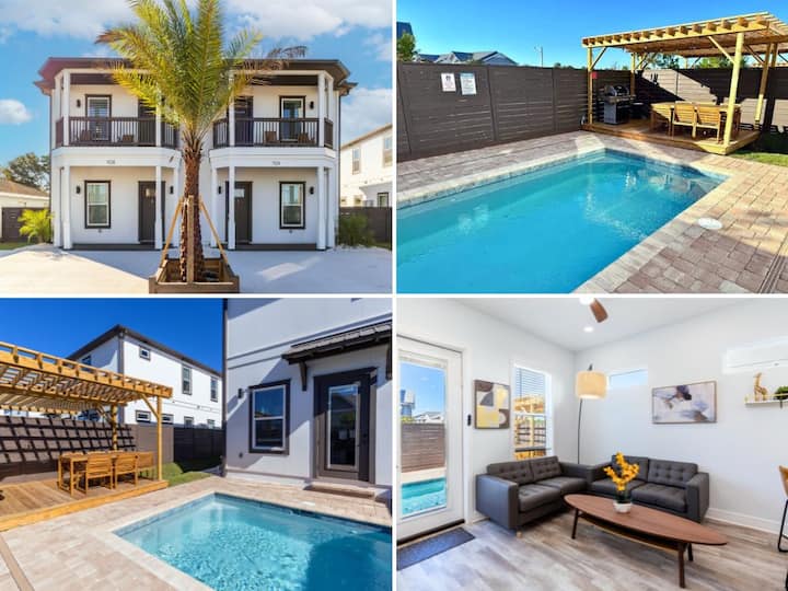 Private Saltwater Heated Pool 5br Beach House - Panama City Beach, FL