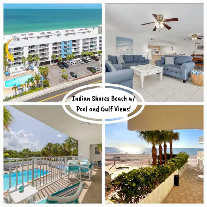 Grand Opening! Indian Shores W/pool &Gulf Views - Indian Shores, FL