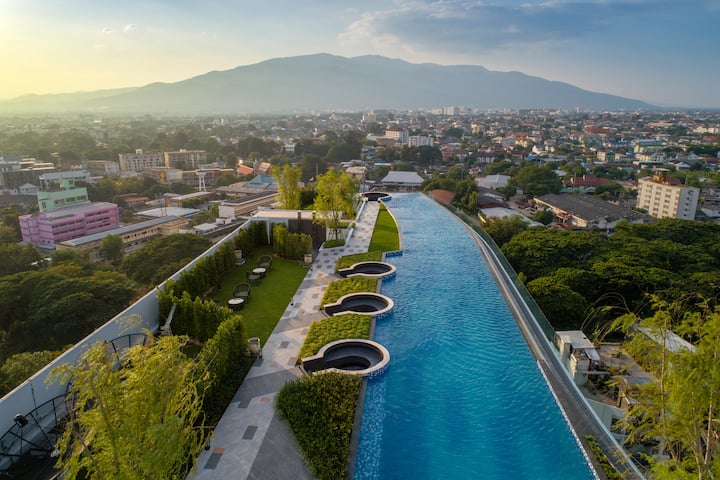 Large 2b2b 68 Sqm. Mountain View @ Astra Sky River - Chiang Mai