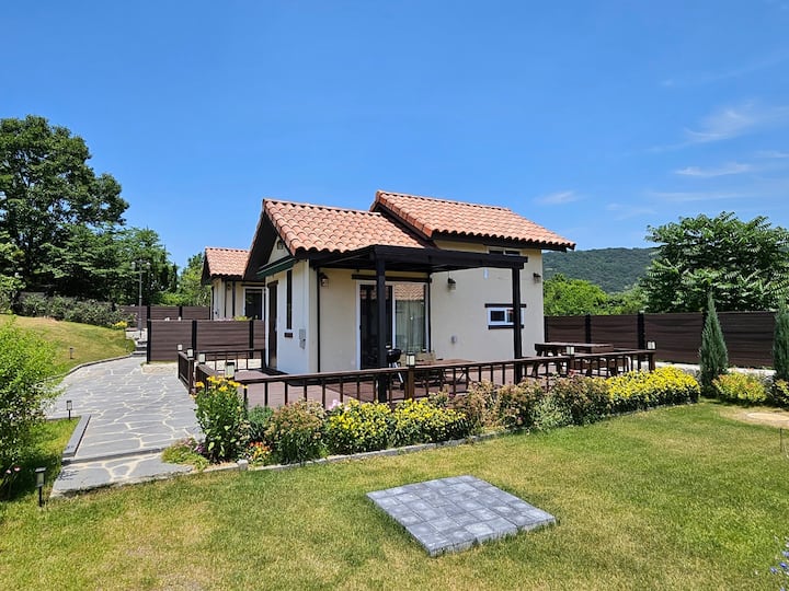 익산 빛솔 - 2동 /독채 펜션/바베큐 불멍/쉼이 있는 공간 - 익산시