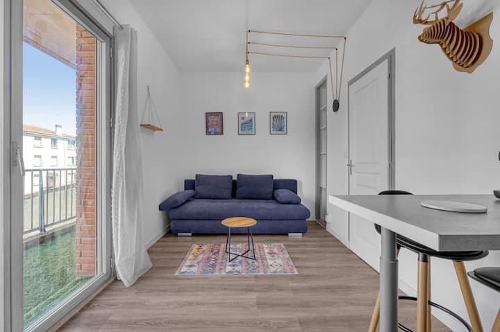 Studio Moderne Hyper Centre - Calme - Balcon - Toulouse