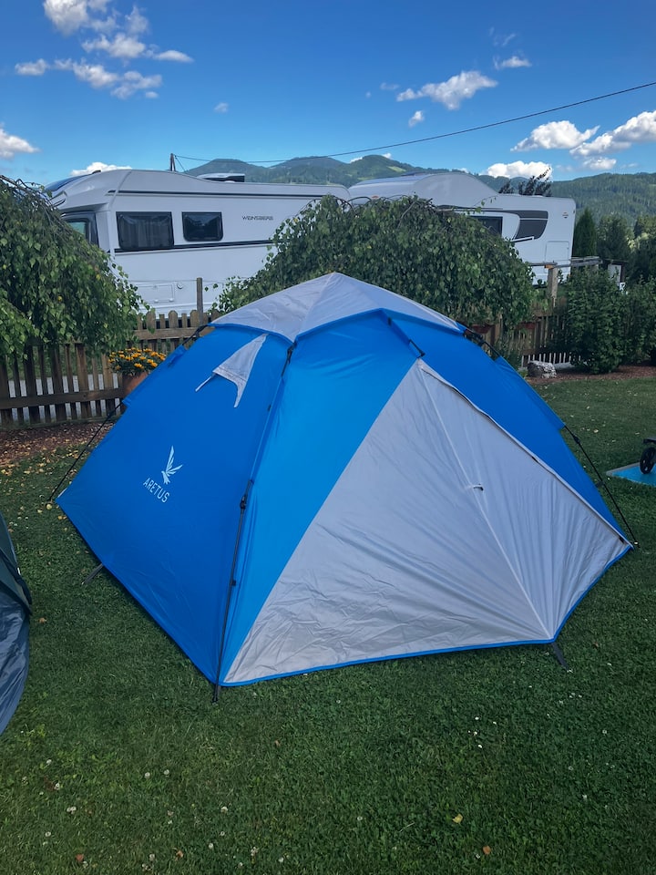 Silent Camping - Bezugsfertiges Zelt Am Pferdehof - Spielberg