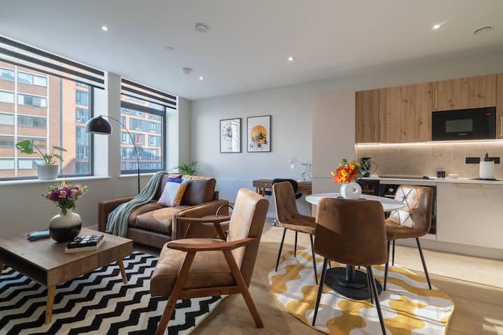 Kula Birmingham - Premium One Bed Apartment - バーミンガム