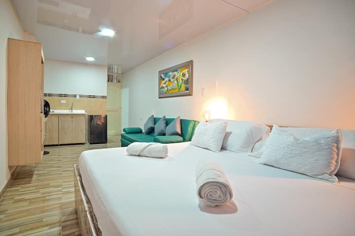 Lujosa Habitación Sencilla - 5min Iglesia Ermita - Cali