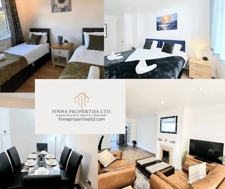 Home For 5,free Wifi & Parking By Finna Properties - Romford