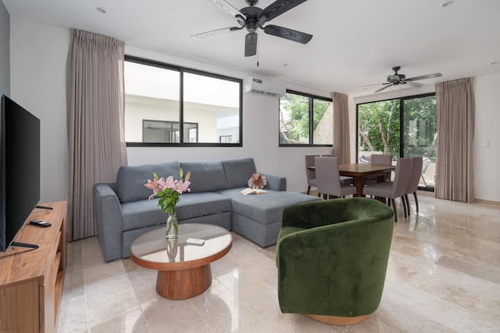 Esquisito Departamento Con Piscina Privada - Tulum