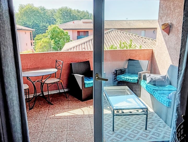 Appt F2 41m2 Piscine - Saint-Cyprien Plage