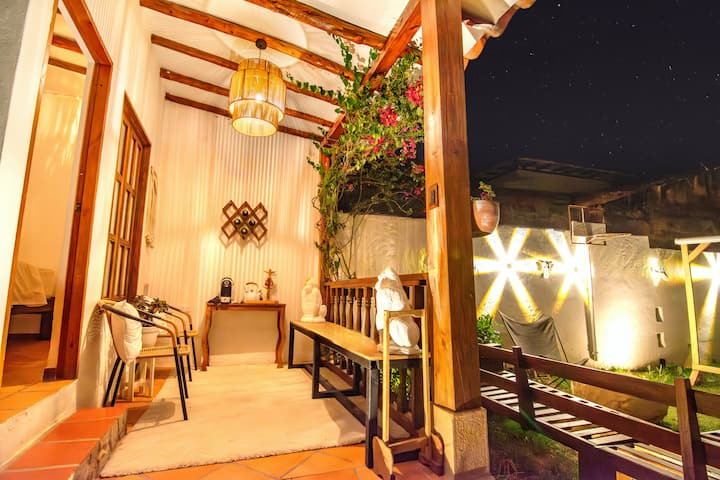 Cabaña Romántica Con Tina Y Fogata Privada - Sáchica