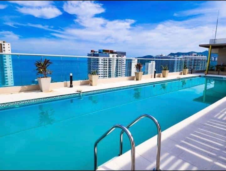 Apartasuite Playa Salguero Ss 146 Cerca Al Mar - Colombia