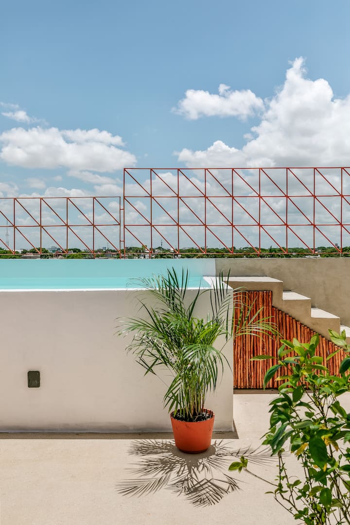 Amazing Loft 2 In Downtown Cancun + Pool. - Cancún