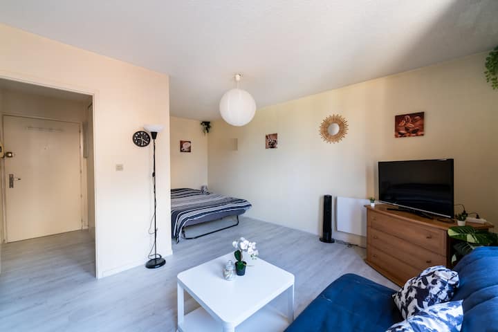 Embnb T2.4 | Cosy T1 à 50m De Genève - Annemasse
