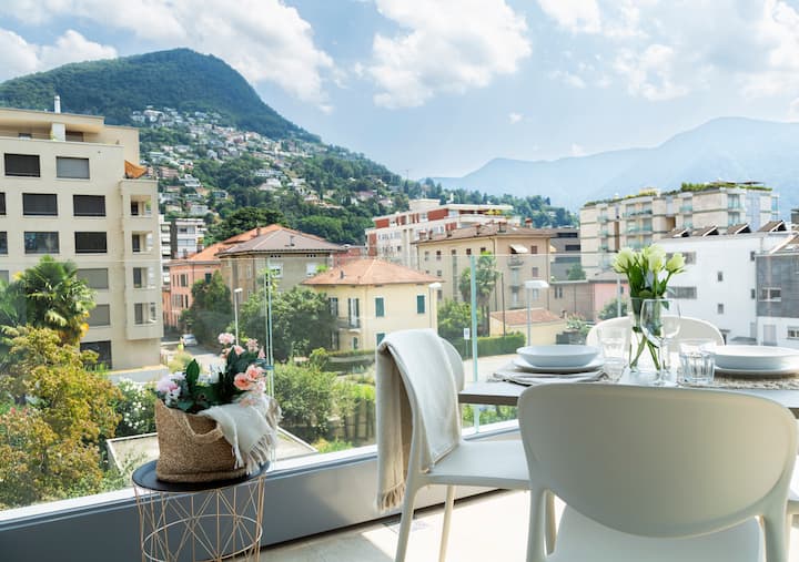 Interstellar | Vue Panoramique & Parking Gratuit - Lugano