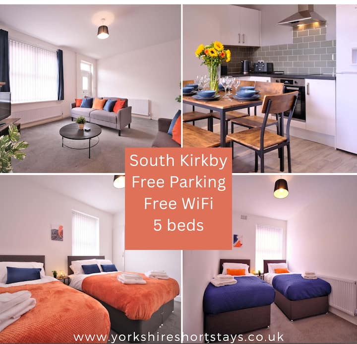 A1/m62-free Parking+wi-fi/5 Beds - Barnsley